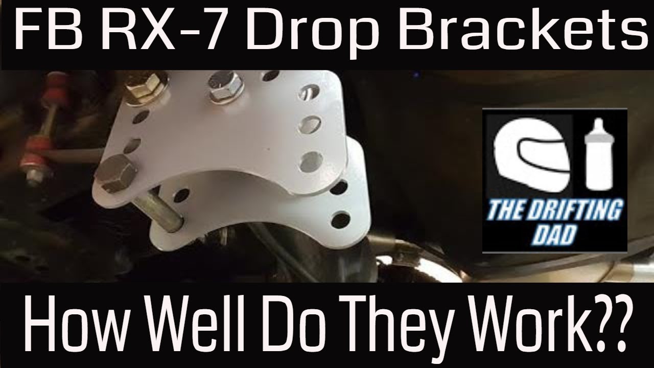 FB RX7 Rear Suspension Part 3 Installing Drop Brackets - YouTube