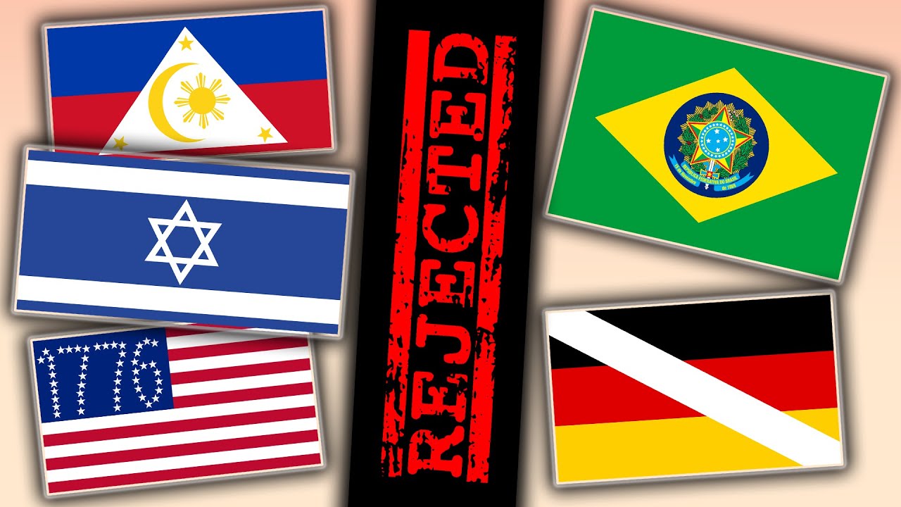 Weird Flag Designs That Countries Rejected History Of Flags Youtube