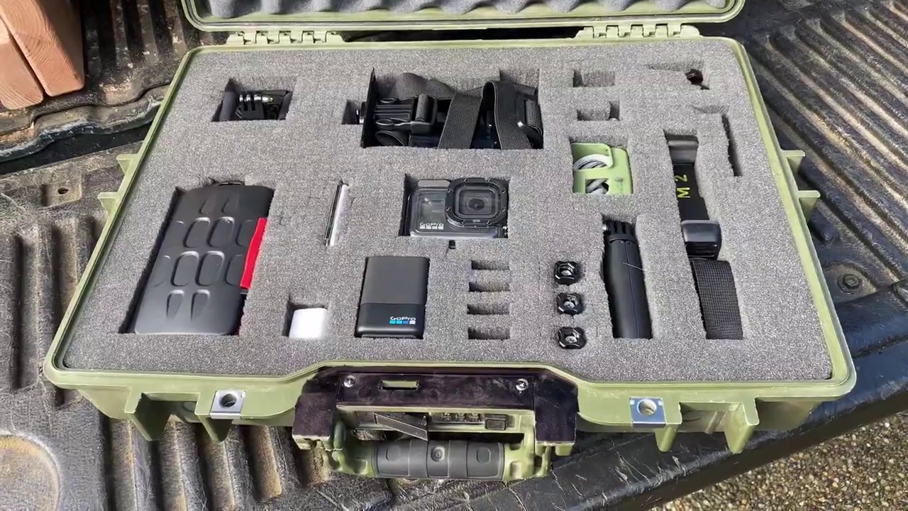 Pelican 1495 as a GoPro case - YouTube