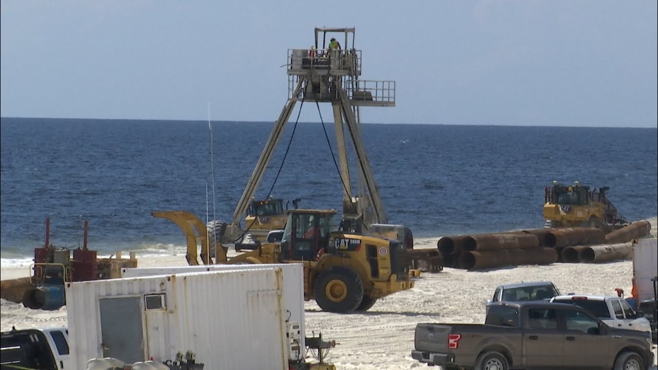 West End PCB - Beach Re-Nourishment (20210929) - YouTube
