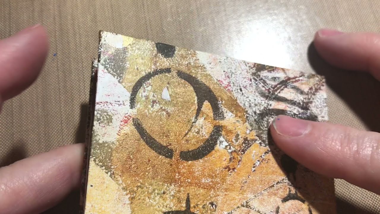 #AJOSAbstractAugust Abstract Mini Art Book - YouTube