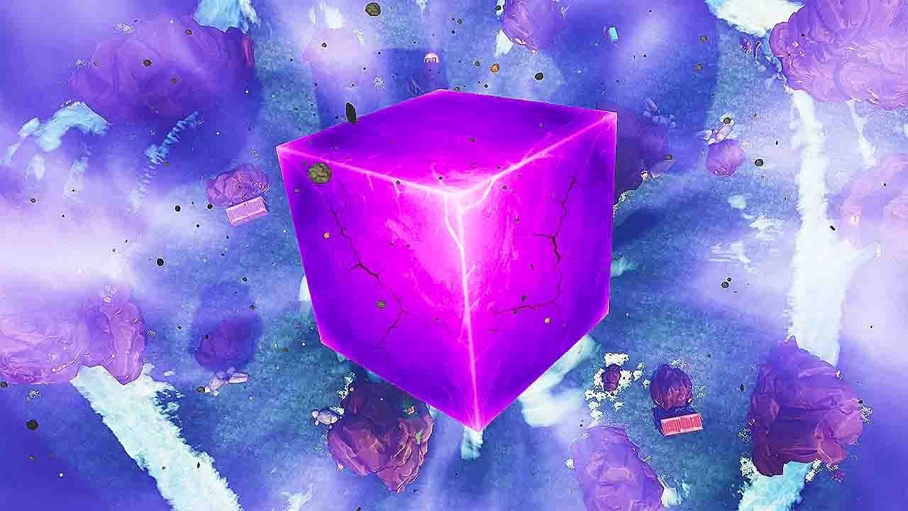 the CUBE is CRACKING OPEN in Fortnite.. - YouTube