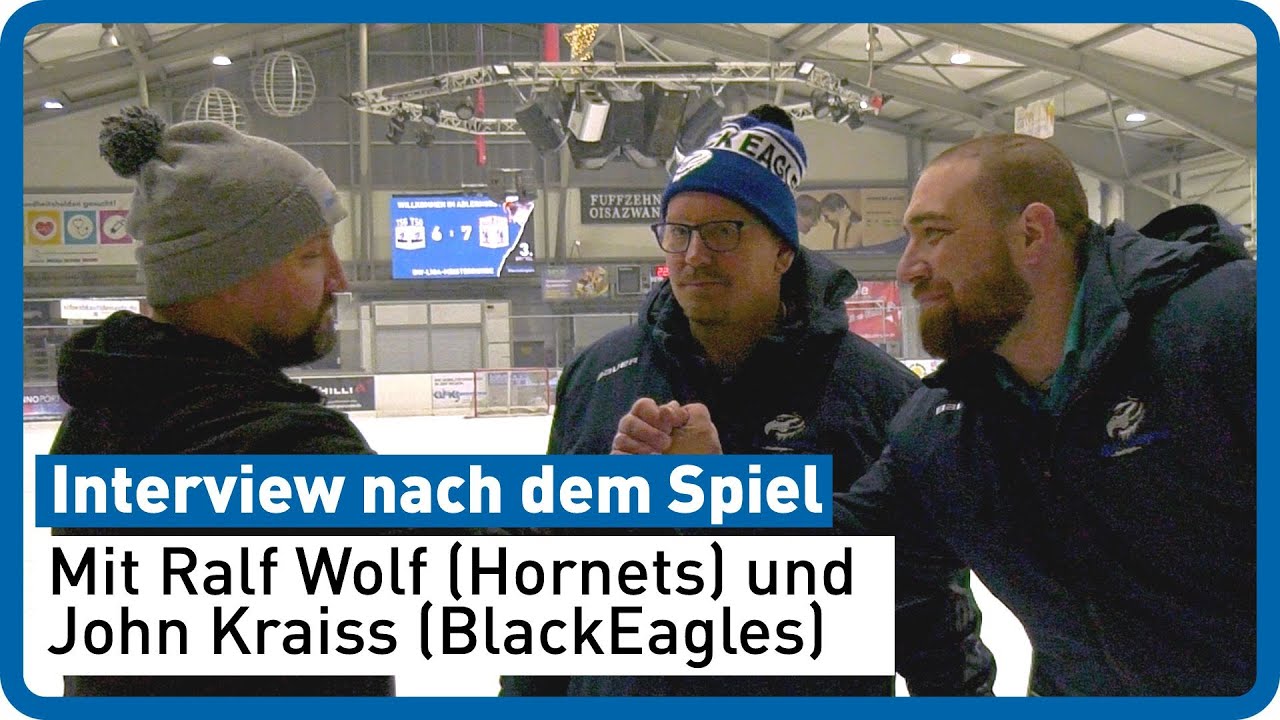 Interview mit Ralf Wolf und John Kraiss nach dem Spiel (am 13.12.2024) - YouTube