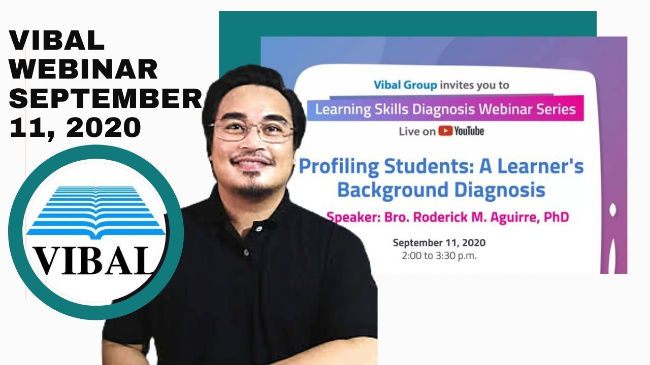 VIBAL LIVE NOW | PROFILING STUDENTS: A LEARNER'S BACKGROUND DIAGNOSIS ...