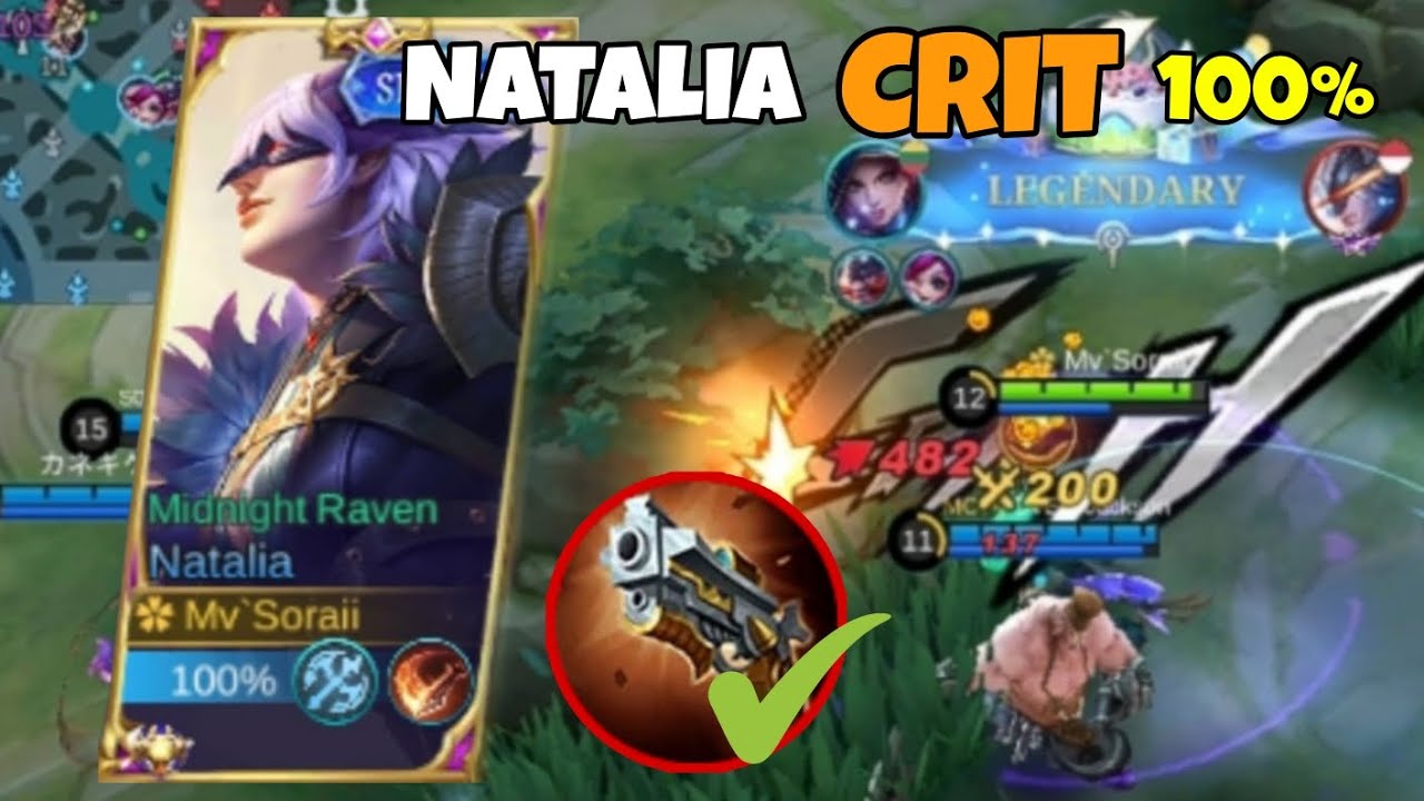 HOW TO PLAY NATALIA EXP LANE LIKE A PRO | (crit build) - YouTube