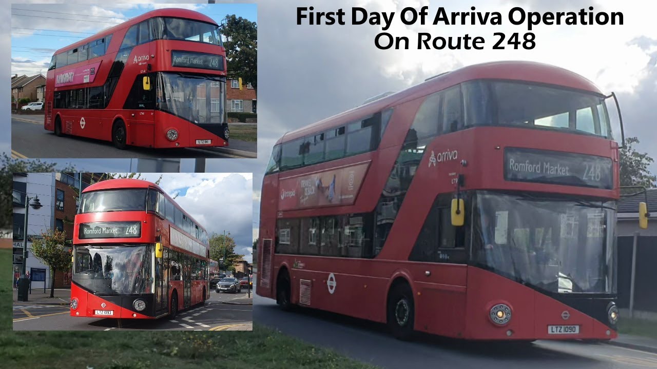 First Day Of Route 248 Arriva Operation With New Routemasters 24/9/22 ...