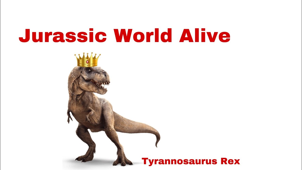 Jurassic World Alive T. rex Tribute 1 - YouTube