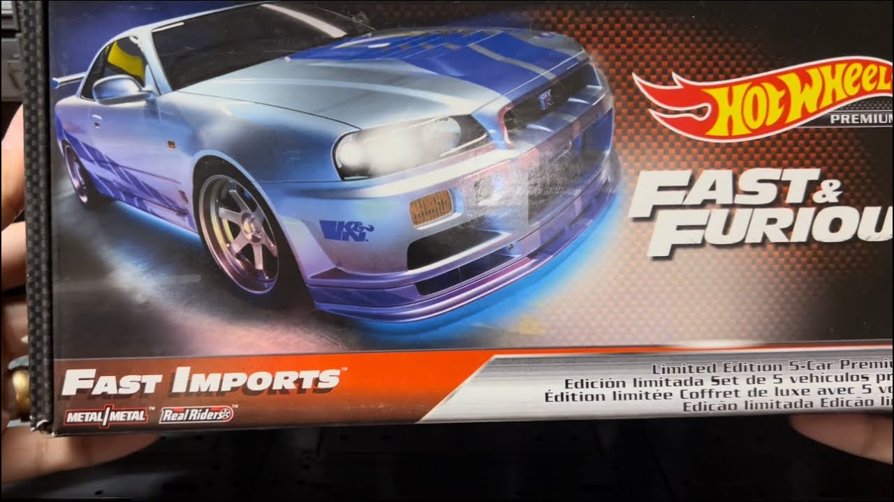 Speed Up With Hot WheeLs Premium FAST & FURIOUS IMPORTS Box Set! - YouTube