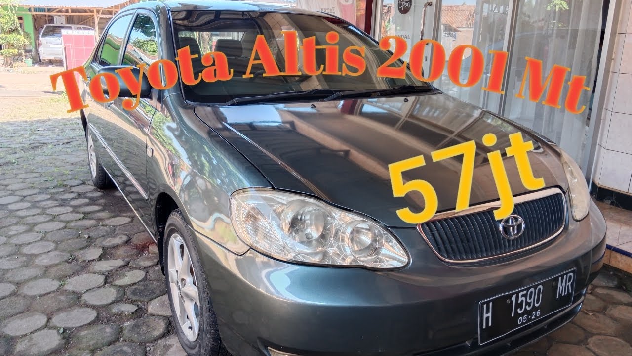 Review Toyota Corolla Altis G 2001 manual - YouTube