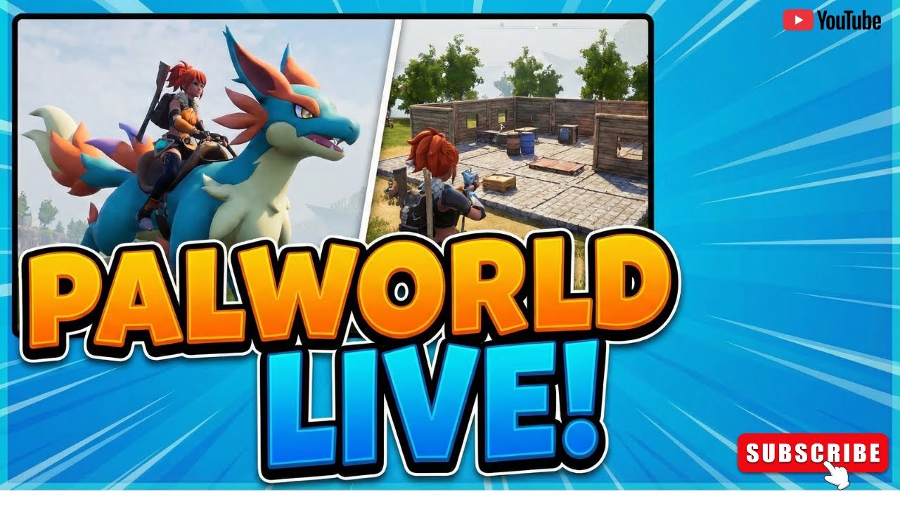 🏹 Playing Palworld LIVE – Catching Legendary Pals & Exploring the World ...