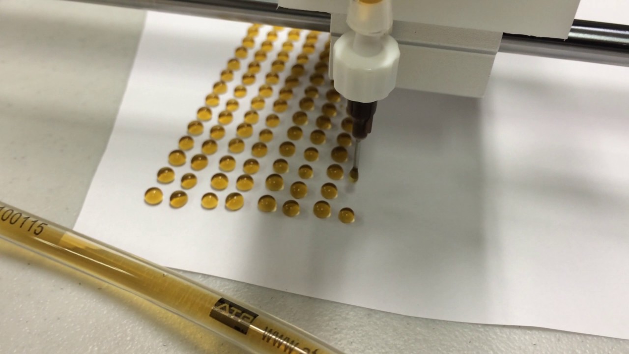 water droplet printer - YouTube