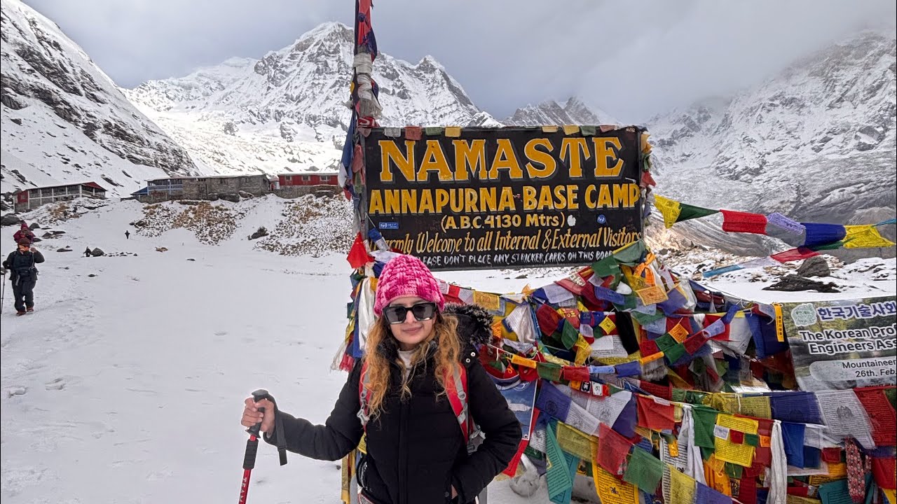 Abc trekking first time snowfall experience ️ |cost|route|time| - YouTube