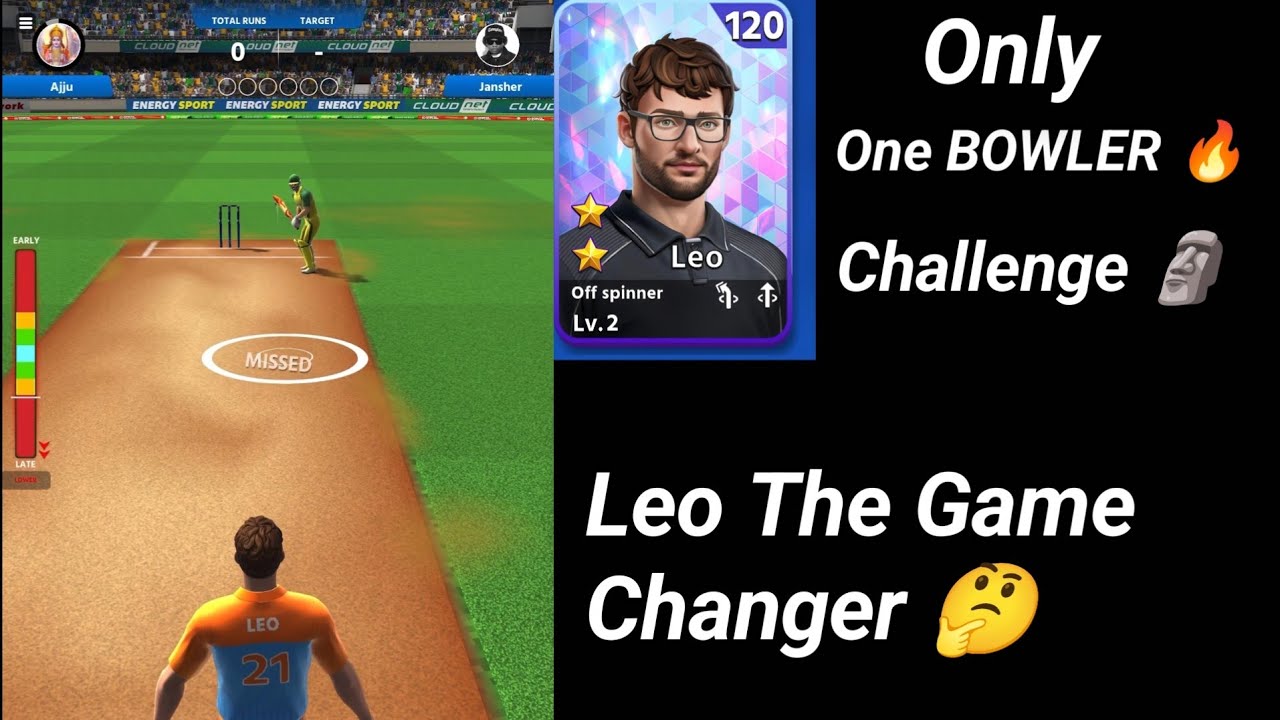 LEO ONE ☝️ Bowler Challenge ☠️ LEO THE GAME CHANGER 🔥 How to ball With ...