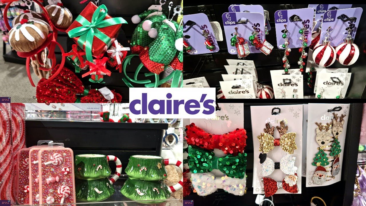 Wow What's New At Claires Christmas Stuff Earring/Hair band/Hair clip ...