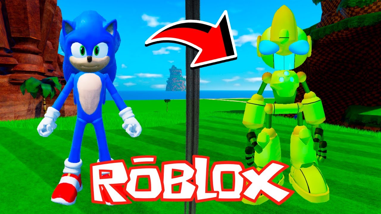 Como TRANSFORMARSE en EMERL LA PELICULA en ROBLOX | SONIC 2 LA PELICULA ...