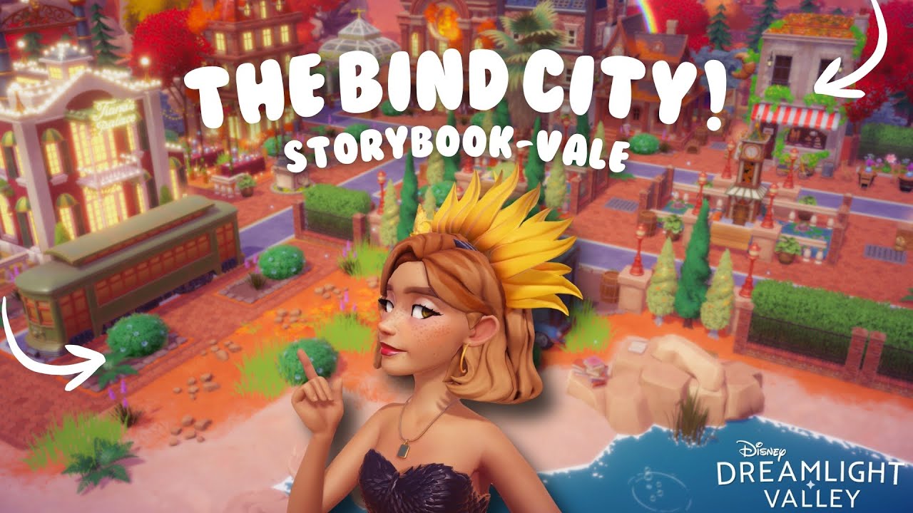 BUILDING MY FAVOURITE BIND CITY! | DREAMLIGHT VALLEY - YouTube