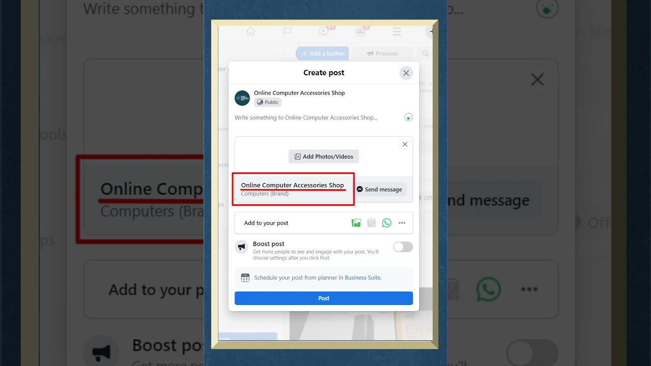 How To Add A Send Message Button To Your Facebook Posts shorts YouTube How To Add A Send Message Button To Your Facebook Posts shorts YouTube