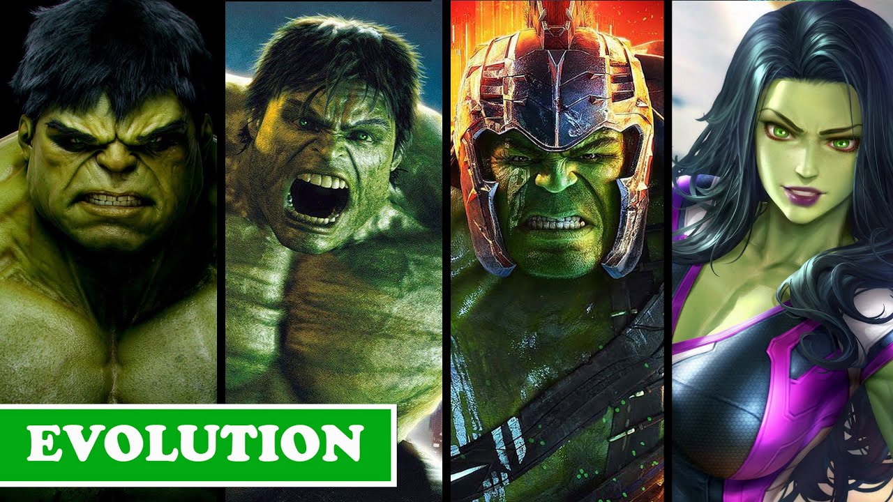 HULK Evolution (1977-2022) | Marvel Movies | #hulk #marvel - YouTube
