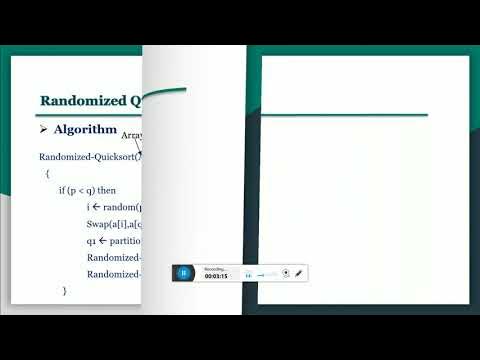 Randomized Quick Sort - YouTube