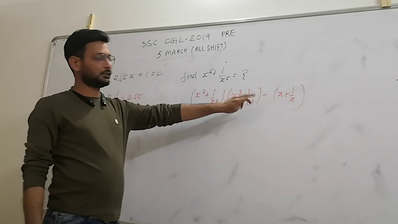 Ssc cgl 2019 maths 5 March questions - YouTube
