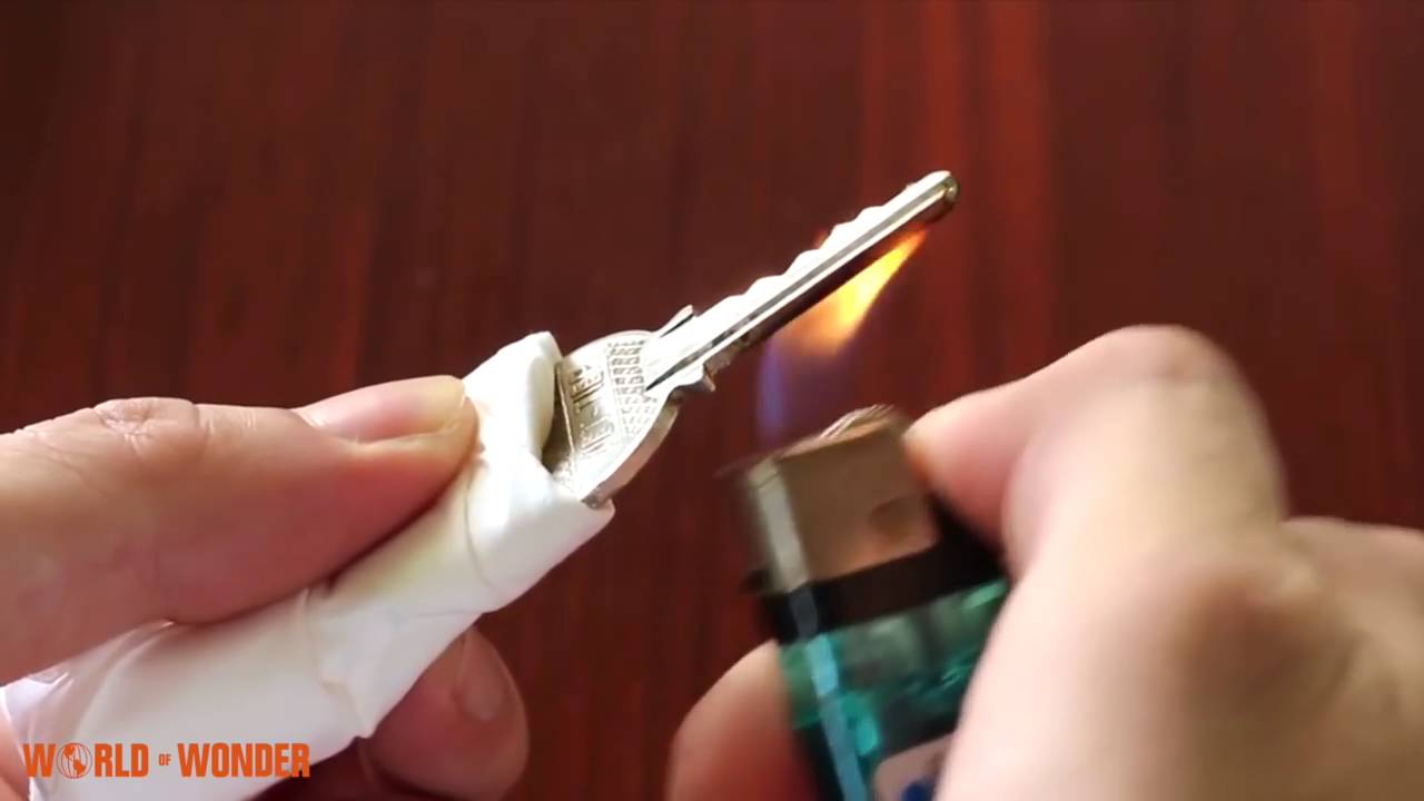 How to open a lock any key - YouTube