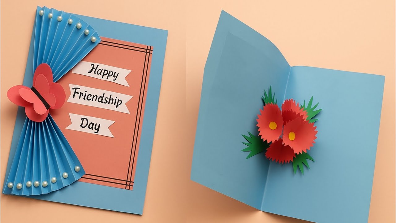 DIY Friendship Day Greeting Card | Easy Handmade Card for Best Friends ...