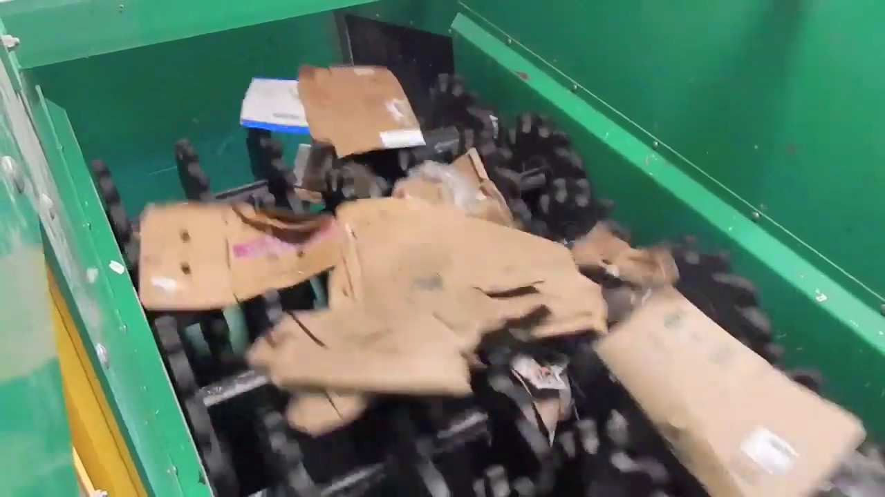 USA Recycling Commercial Waste Sorting System - YouTube