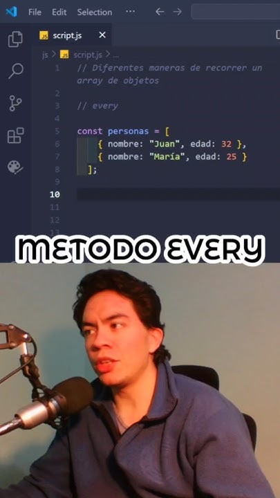 Método EVERY de JavaScript #profelauta #desarrolloweb #javascript #frontend #array - YouTube
