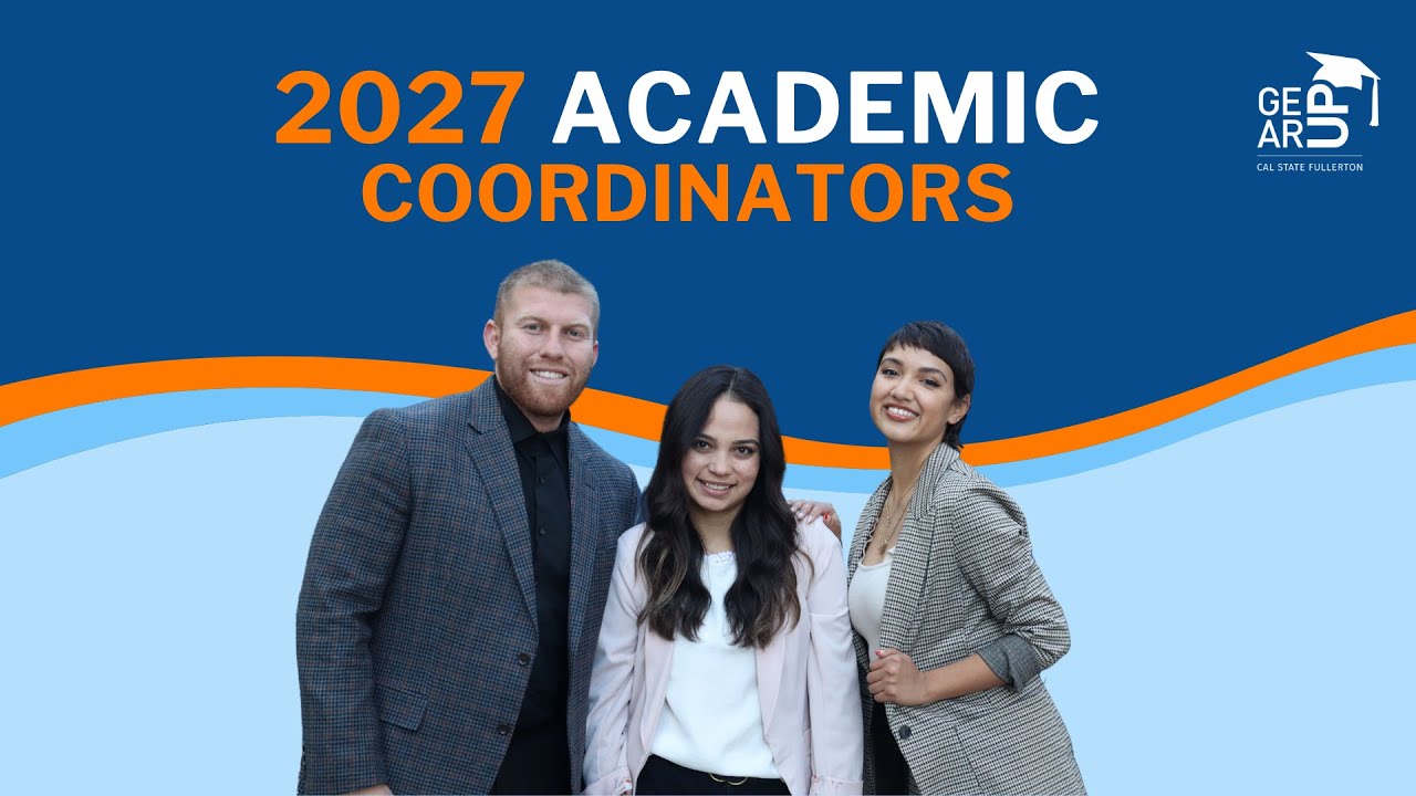 2027 GEAR UP Coordinators - YouTube
