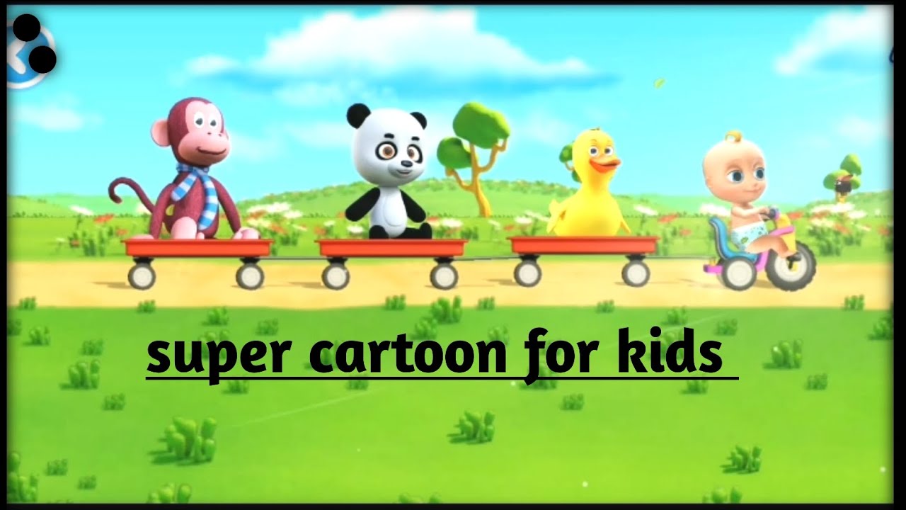 train cartoon-batakh,panda aur monkey 😮 | super cartoon | panda,duck ...