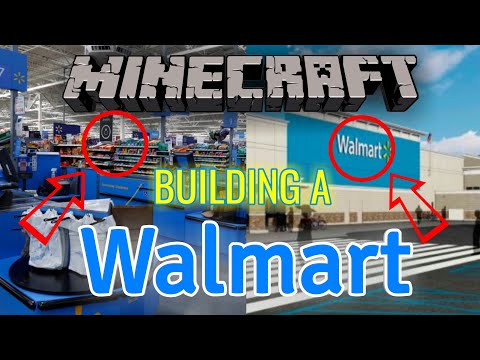 Building a Walmart!!! - Minecraft live stream - YouTube