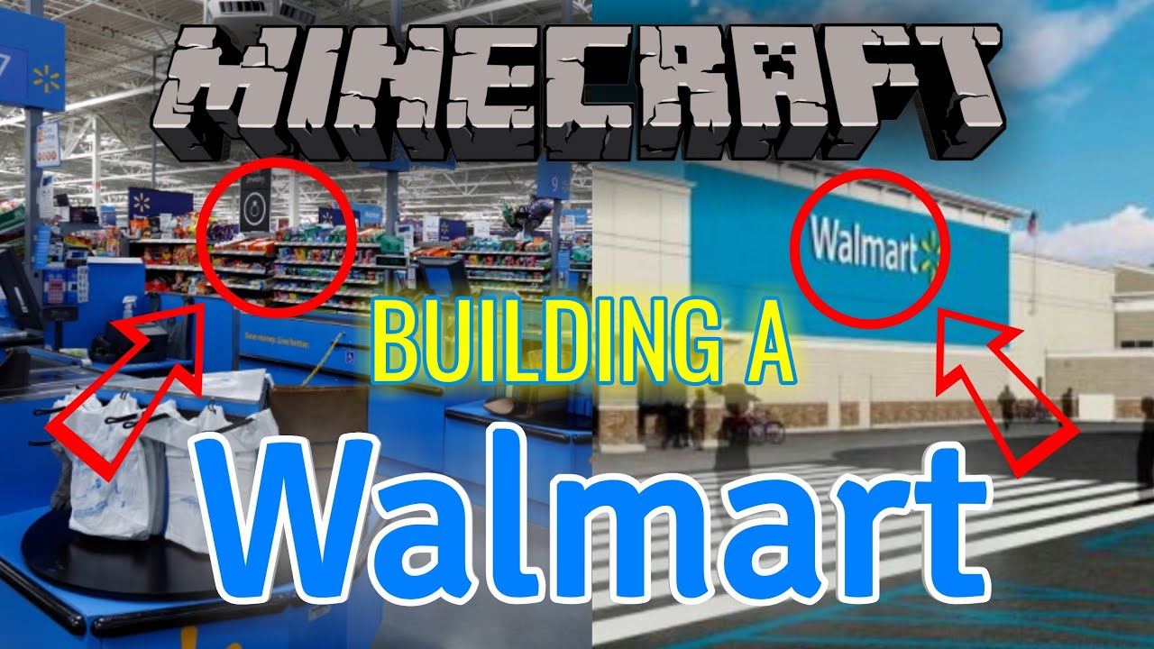 Building a Walmart!!! - Minecraft live stream - YouTube