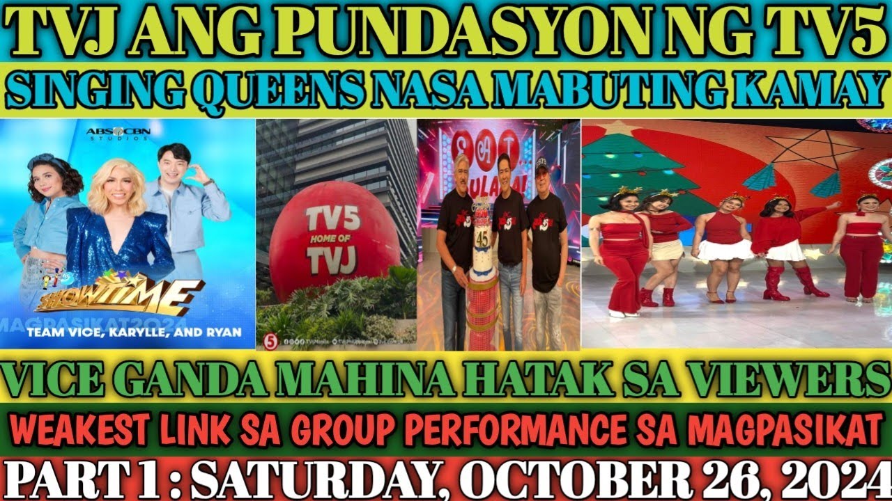 TVJ ANG PUNDASYON NG TV5, SINGING QUEENS NASA MABUTING KAMAY - YouTube