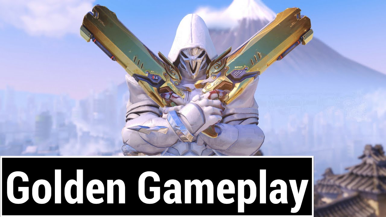 Overwatch Reaper Golden Gun Gameplay - YouTube