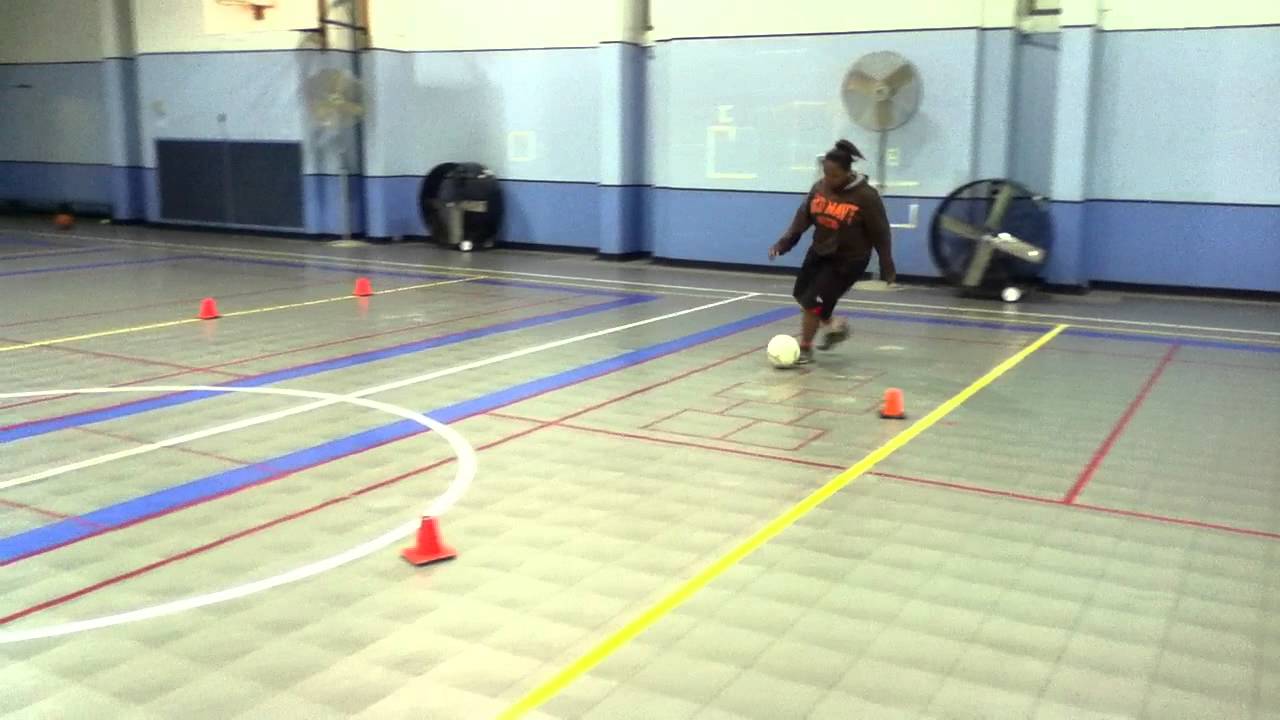 soccer dribbling post test - YouTube