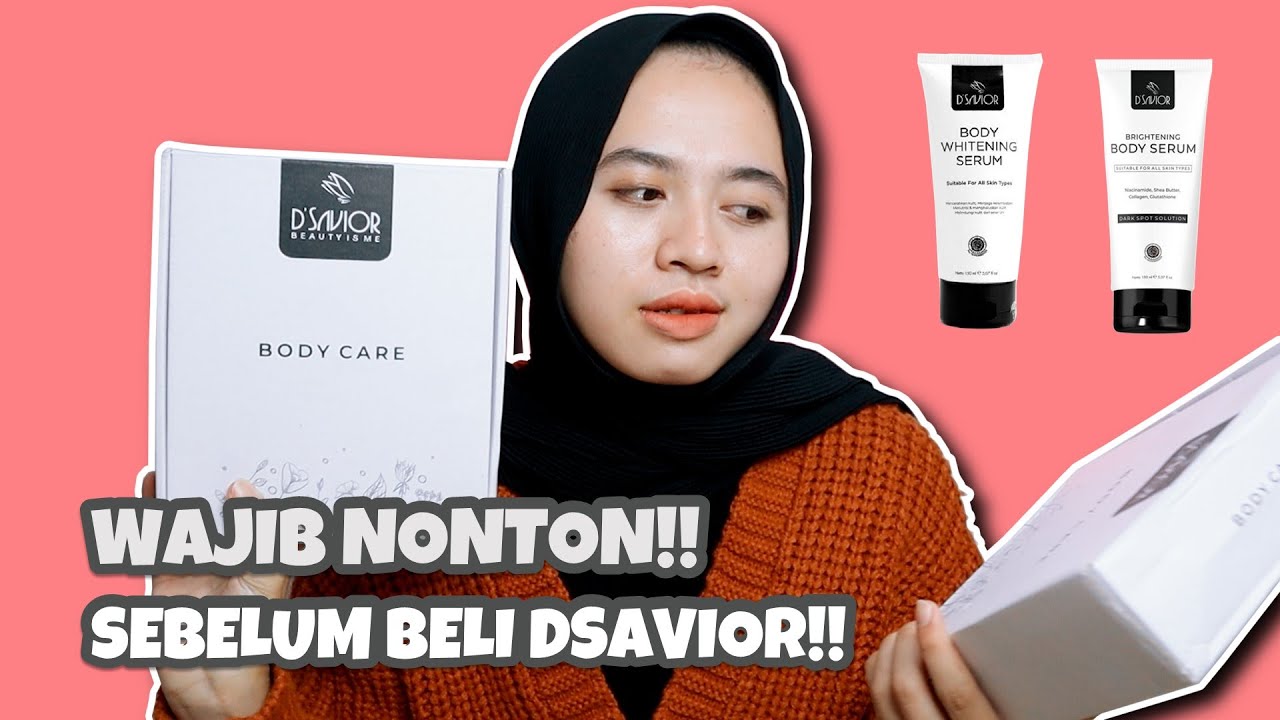 DSAVIOR BODY WHITENING SERUM VS DSAVIOR BRIGHTENING BODY SERUM - YouTube
