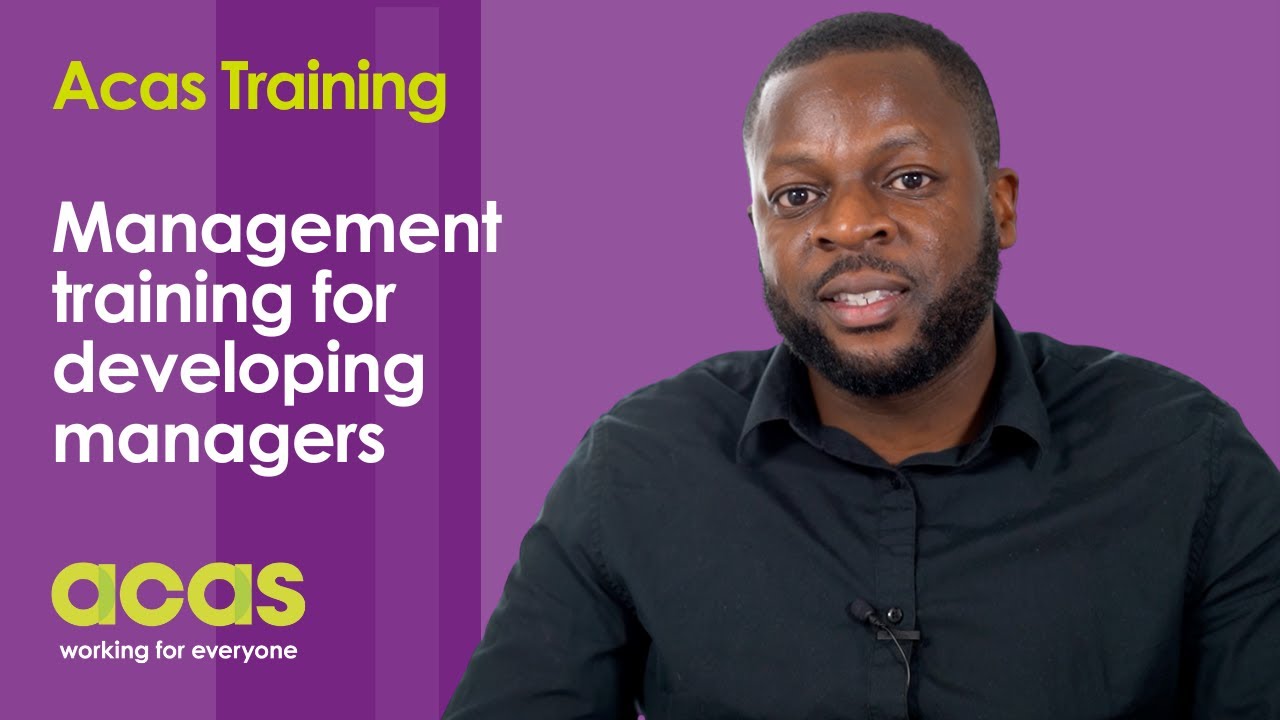 Management training for developing managers - YouTube