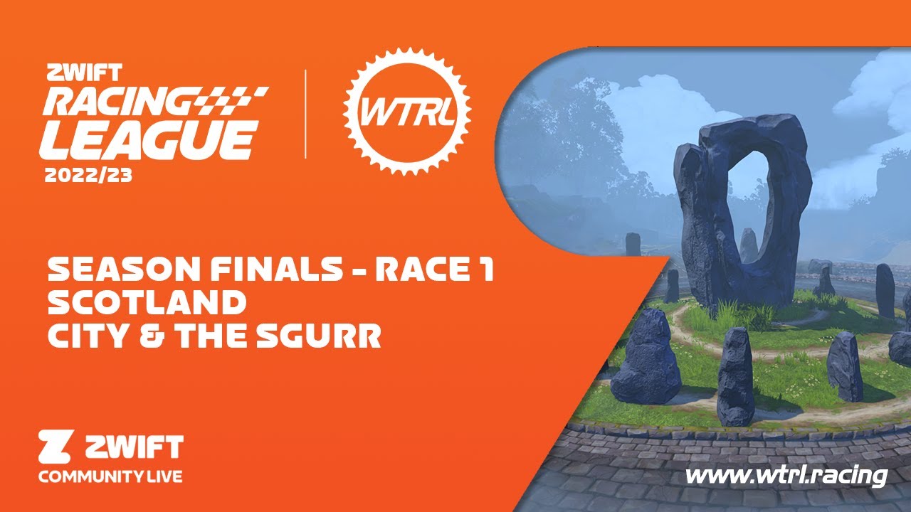 Zwift Racing League | WTRL 2022/23 Finals Race 1 Europe Cup - YouTube
