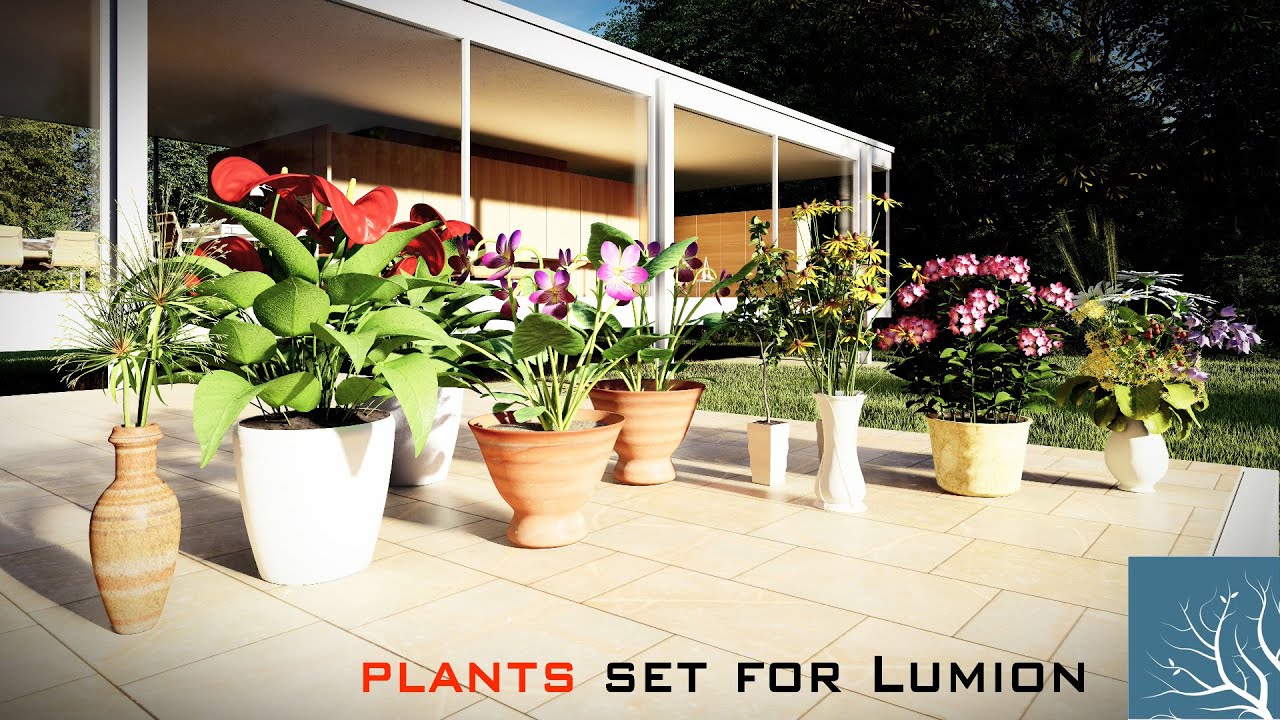 Free Plants for Lumion V1 | Lumion Easy - YouTube