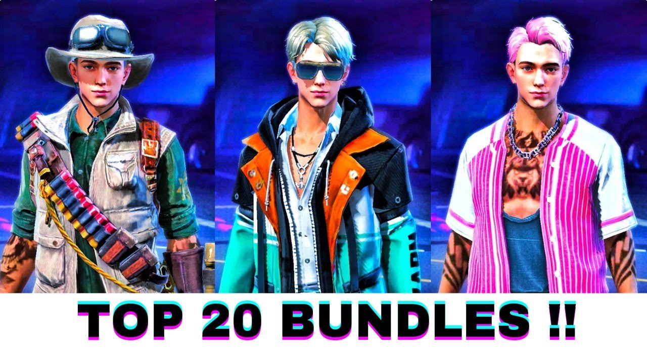 TOP 20 BEST BUNDLES IN FREEFIRE STORE 😍🔥 - YouTube