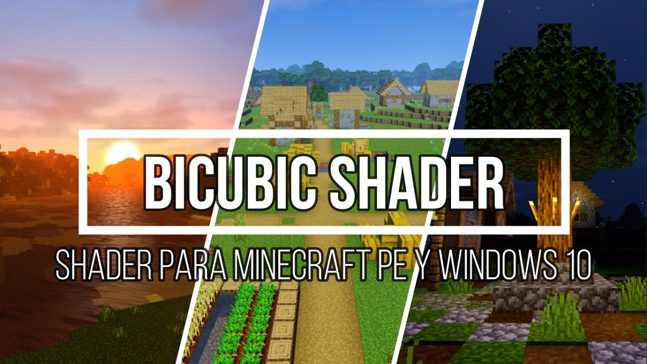 Bicubic Shader 2.5 | MCPE | SHADER REALISTA PARA MINECRAFT 1.16 PE Y ...