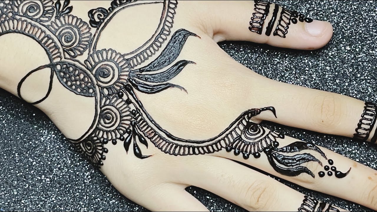 Simple gulf mehndi design |New Easy Special Arabic Mehndi Design ...