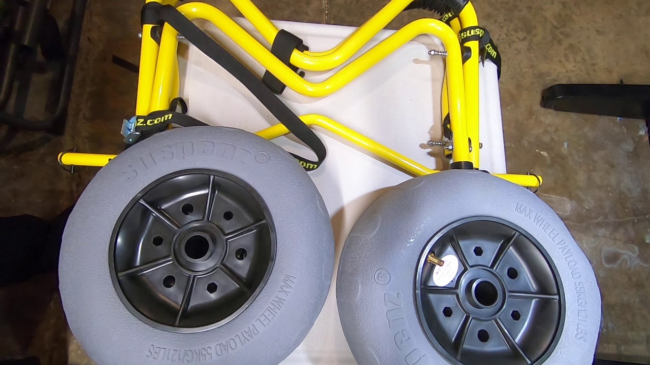 Suspenz Balloon Sand Wheel Conversion Kit installation - YouTube