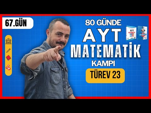 Türev 23 | Fonksiyonunun türevinin grafigi | 80 Günde AYT Matematik Kampı | 67. Gün