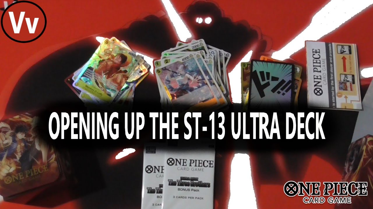 One Piece TCG: ST13 Unboxing Video (Just a Quick Pre-Recorded Video ...