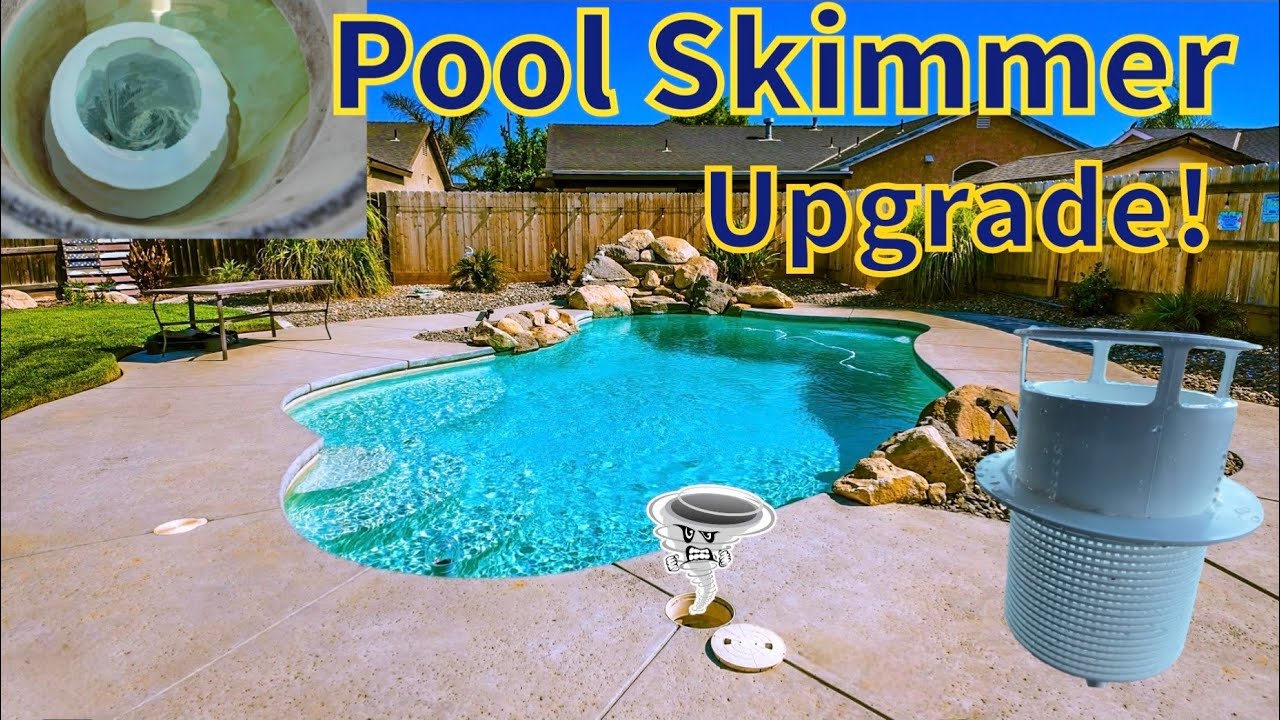 Skim-A-Round pool skimmer basket - YouTube