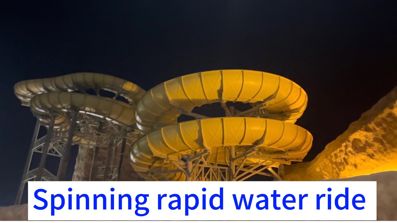 Spinning rapid crazy water slide at desert falls water and adventure ...