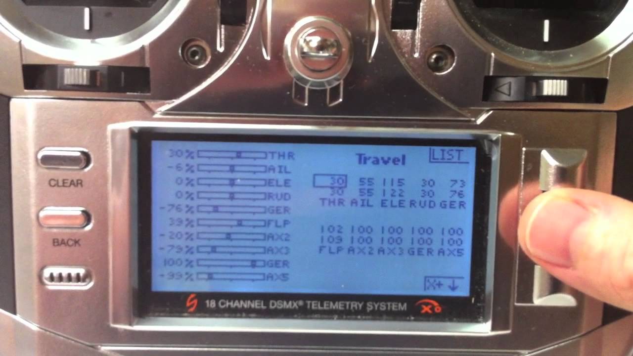 Spektrum DX 18: BVM EVF CC 160HV Throttle Setup - YouTube