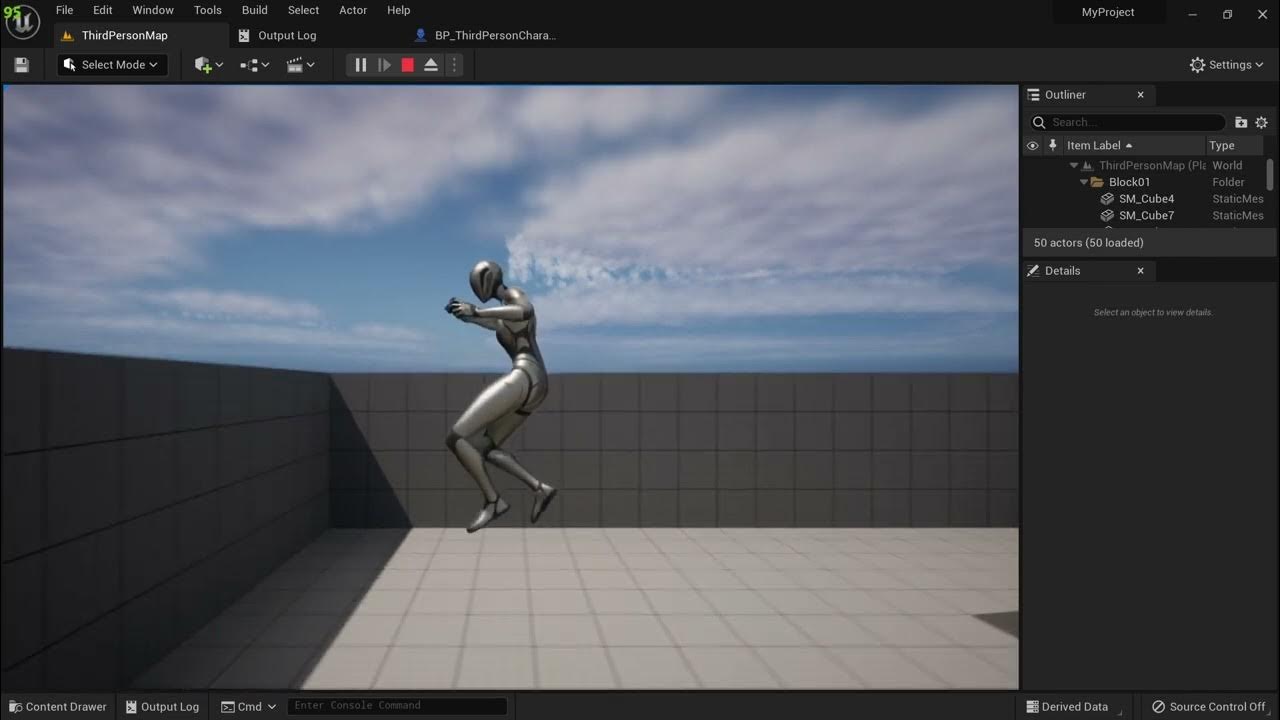UE5 Sidescroller with Double Jump Template - YouTube