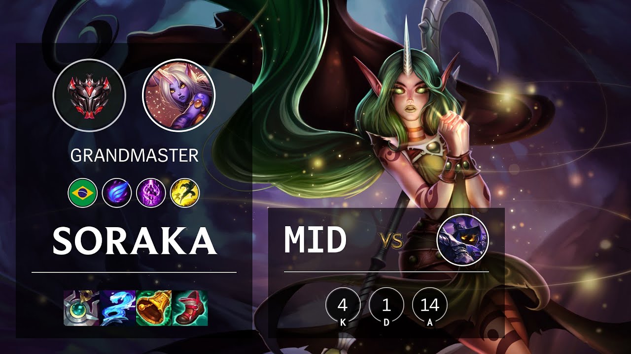 Soraka Mid vs Veigar - BR Grandmaster Patch 11.5 - YouTube